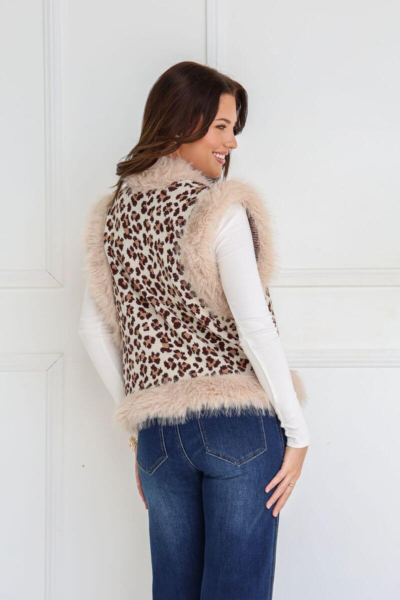 Mackenzie Leopard Print Vest – Miriam & Me